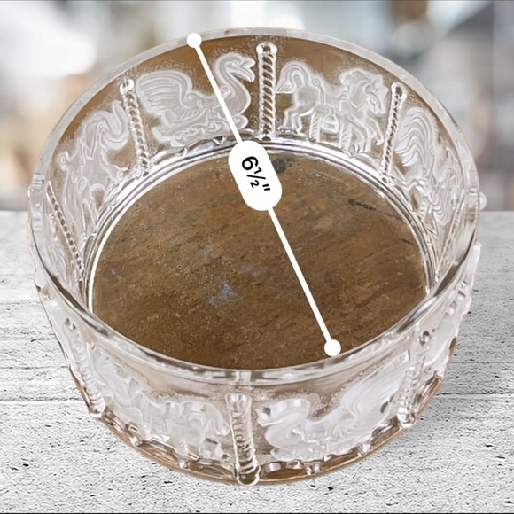 Goebel | Accents | Vintage Goebel Lead Crystal Circus Tent Carousel ...